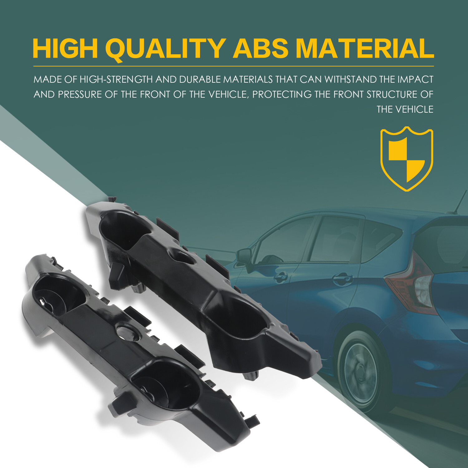 Front Bumper Holder Left & Right Side for 2014-2019 Nissan Versa Note ...