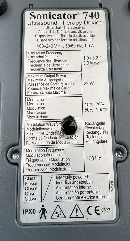 Sonicator 740 UltraSound Therapy Device **AS IS | eBay