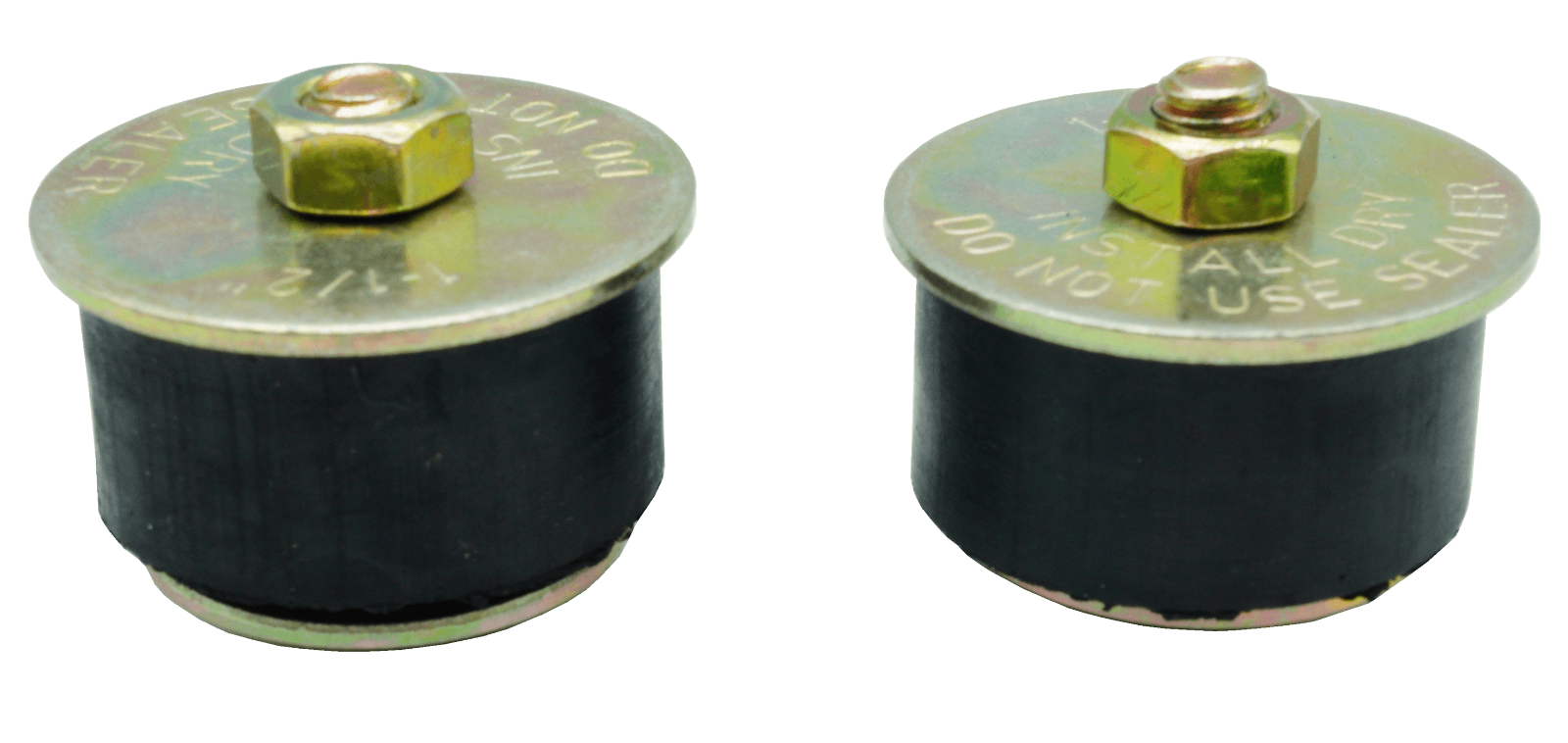 2 pcs Neoprene Expansion Plug (1-1/2" to 1-5/8" ) 38mm -41mm Freeze ...