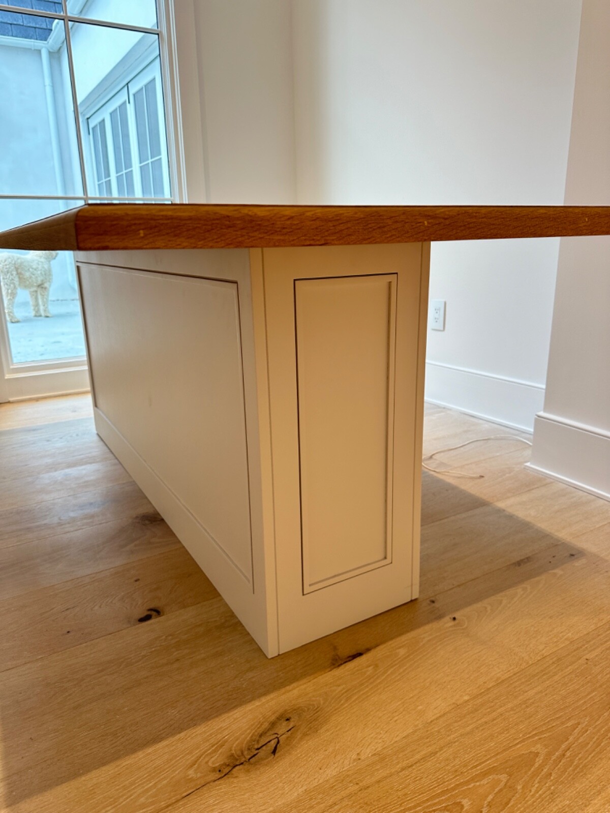 White Oak Solid Top Wood Dining Table New | eBay