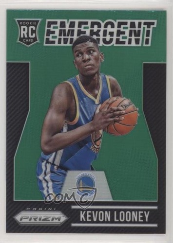 2015-16 Panini Prizm Emergent Green Prizm Kevon Looney #27 | eBay