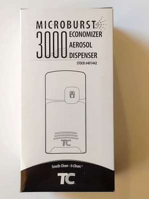 TC Microburst 3000 401442 Air Freshener Dispenser Odor Control System ...