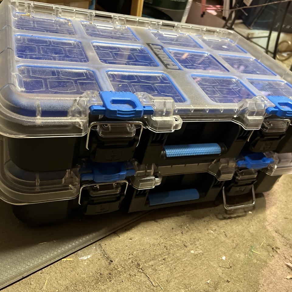 HART Stack System Tool Box with Removable Organizer Bins, Fits Modular ...