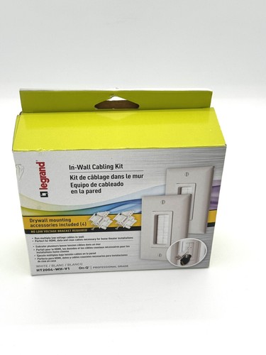 LEGRAND IN WALL CABLING KIT LOW VOLTAGE CABLE ACCESS PLATE KIT HT2004 ...