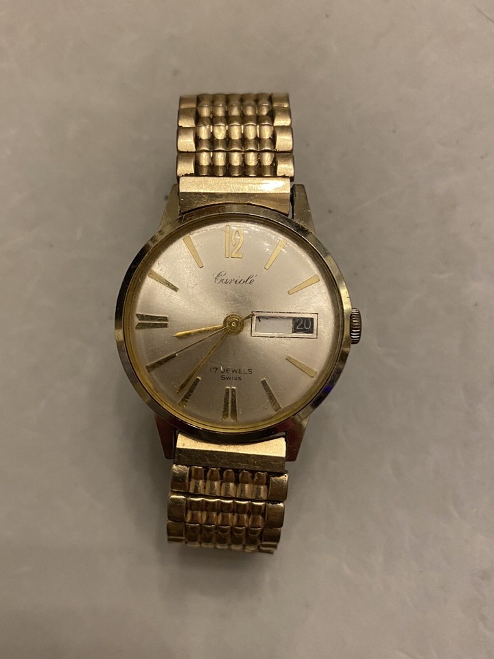 Vintage Men's Cariole-17 Jewel-Watch, Aluminum Case-RUNS! | eBay