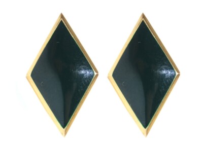 Collar Rank Insignia diamond rhombic badge, green enamel, USSR WW2 | eBay
