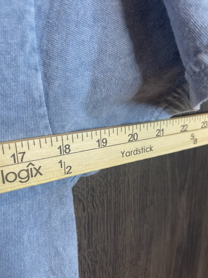 Nirvana T-Shirt Graphic Blue Logo Distressed 90s Grunge Adult Medium Blue | eBay