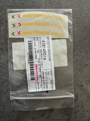 Stickers de jante Marchesini Forged Ducati 1098, 1198, 1199, 1299, V4 ...