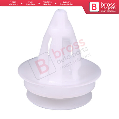 10 Pieces Door Trim Panel Retainer without Washer White for BMW ...