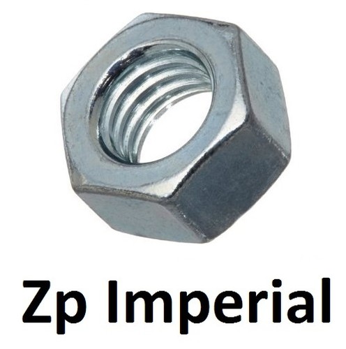 Qty 400 Hex Standard Nut 1/2" BSW Imperial Zinc Plated Steel MILD STEEL ...
