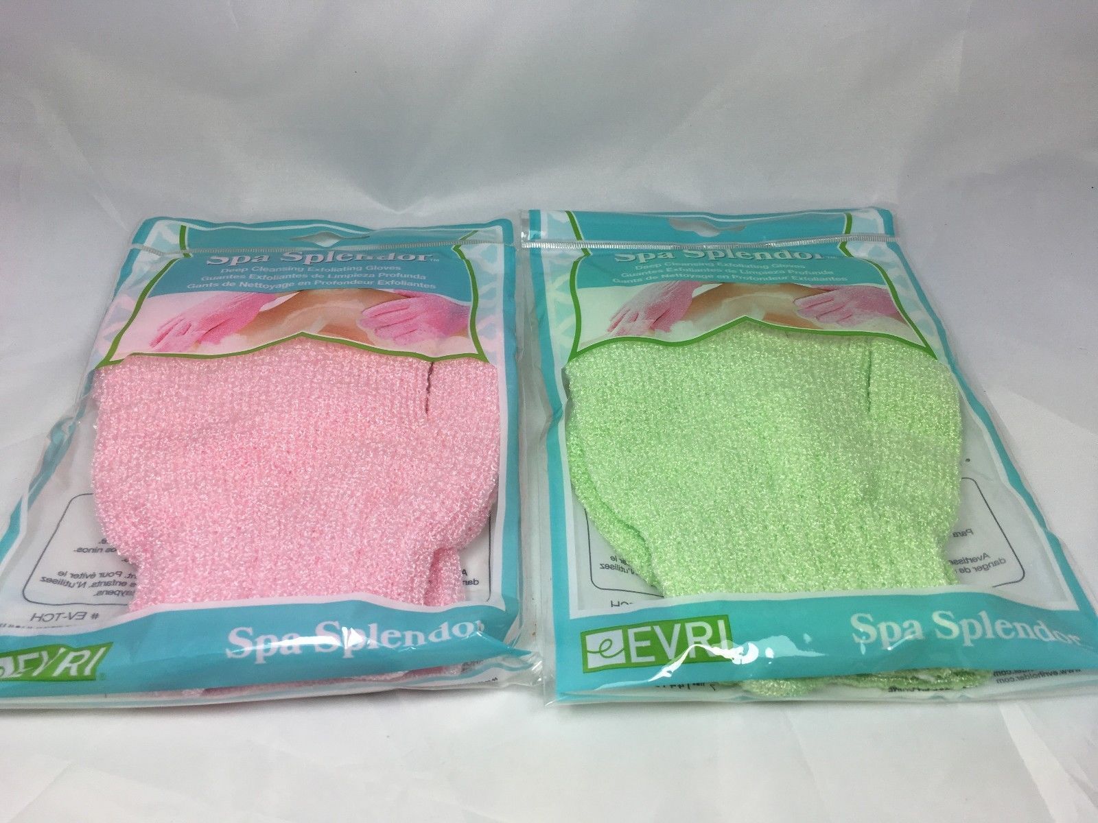 2 Pairs Spa Splendor Deep Cleansing Exfoliating Gloves | eBay