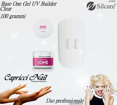 Base One Gel UV Clear 100 g SILCARE - Builder Costruttore Monofasico ...