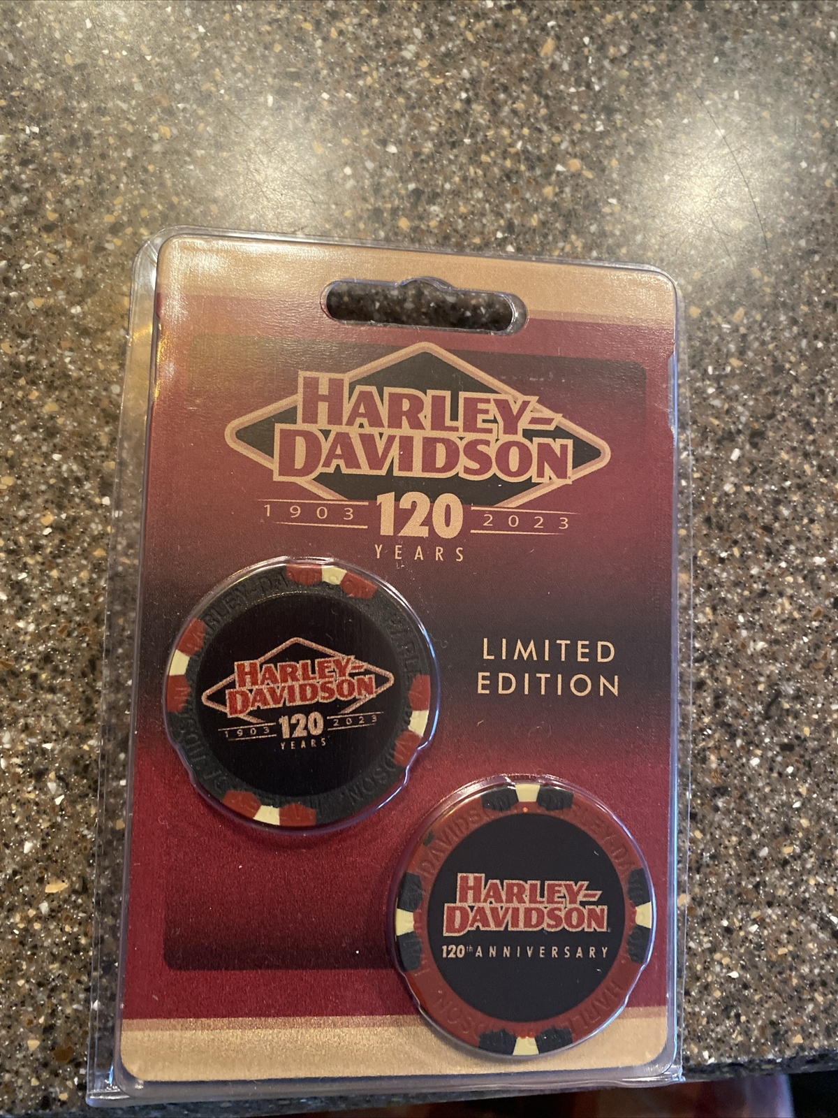 120TH ANNIVERSARY HARLEY DAVIDSON POKER CHIP COLLECTORS SET,,, | eBay
