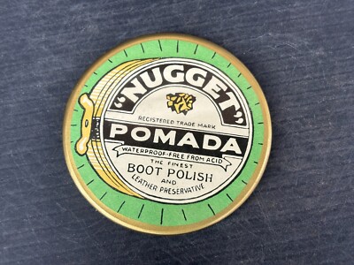 57012 Old Vintage Antique Box Tin Can Advert Sign Mirror Hand Nugget ...