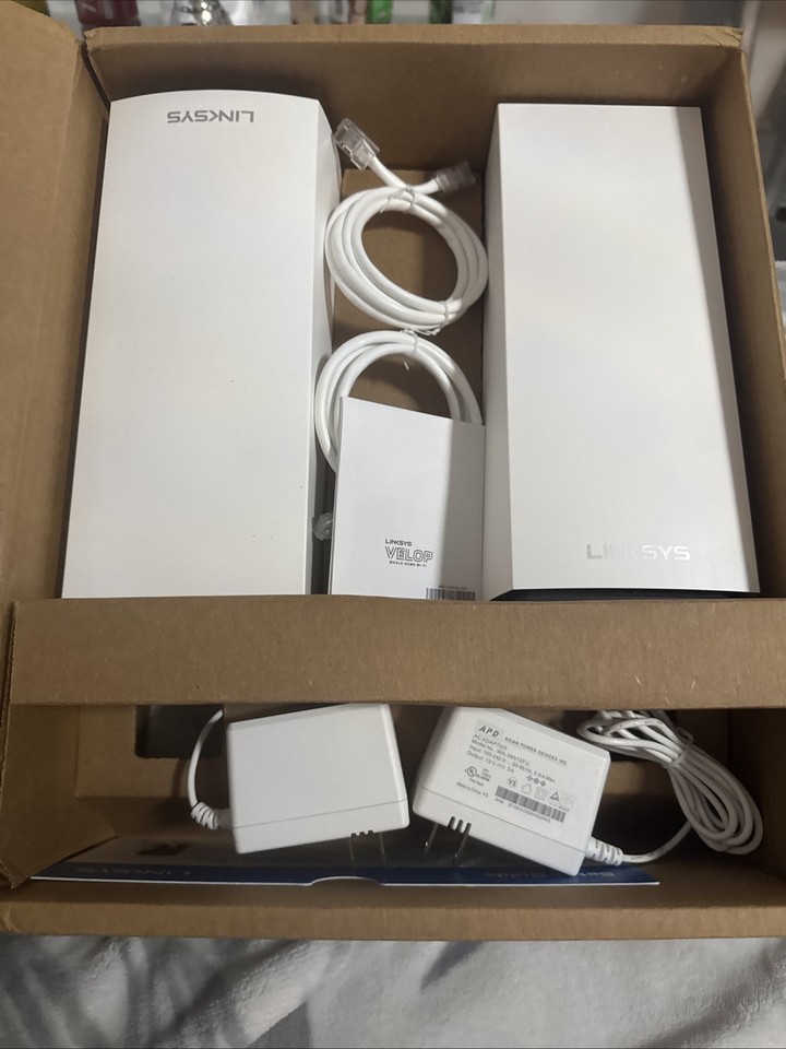 Linksys MX8400-RM2 AX4200 Velop Mesh WiFi 6 Router System 2-Pack ...