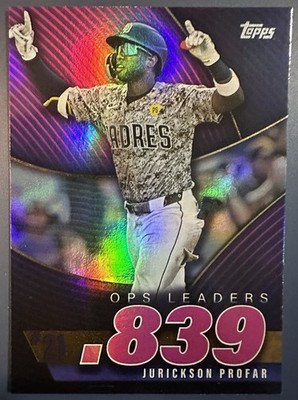 2025 Topps Series 2 - OPS Leader Pink Foil Parallel #OPS-21 Jurickson ...