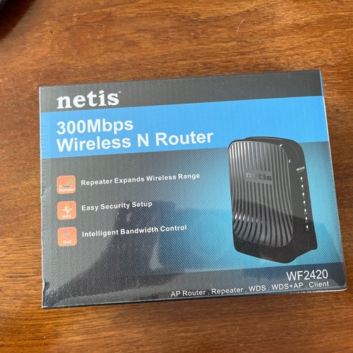 netis 300Mbps Wireless N Router WF2420 Brand New In Original Sealed Box China | eBay Australia