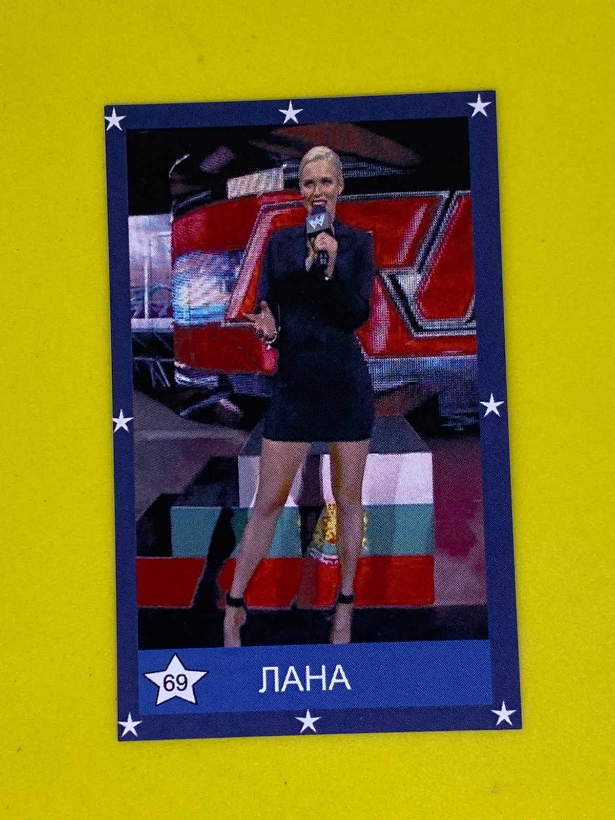 Lana 2014 Russian WWE Wrestling Trading Card Oddball Rare 69 Small Diva ...