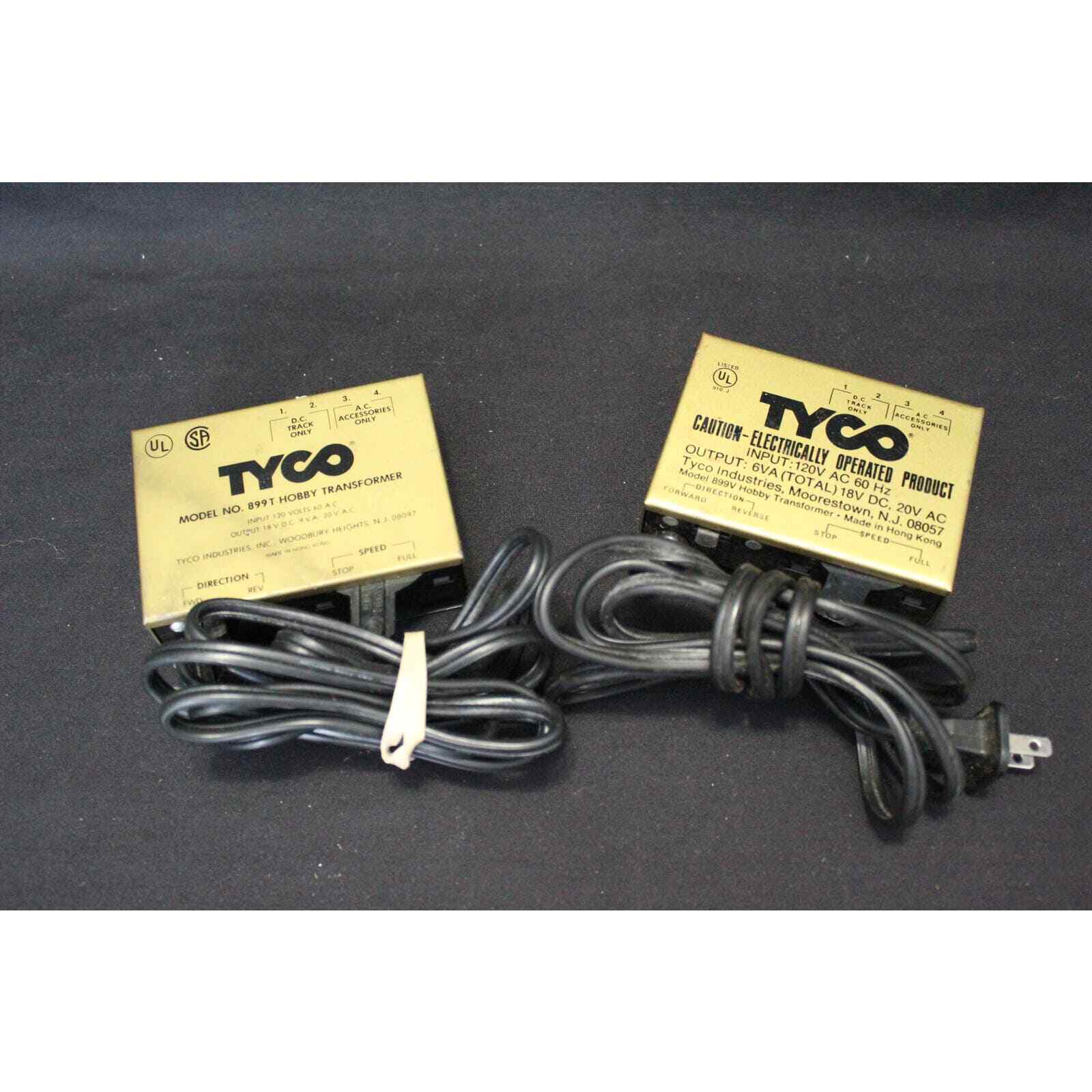 Lot of TYCO HO Scale Train Transformer Power Packs 899T and 899V ...