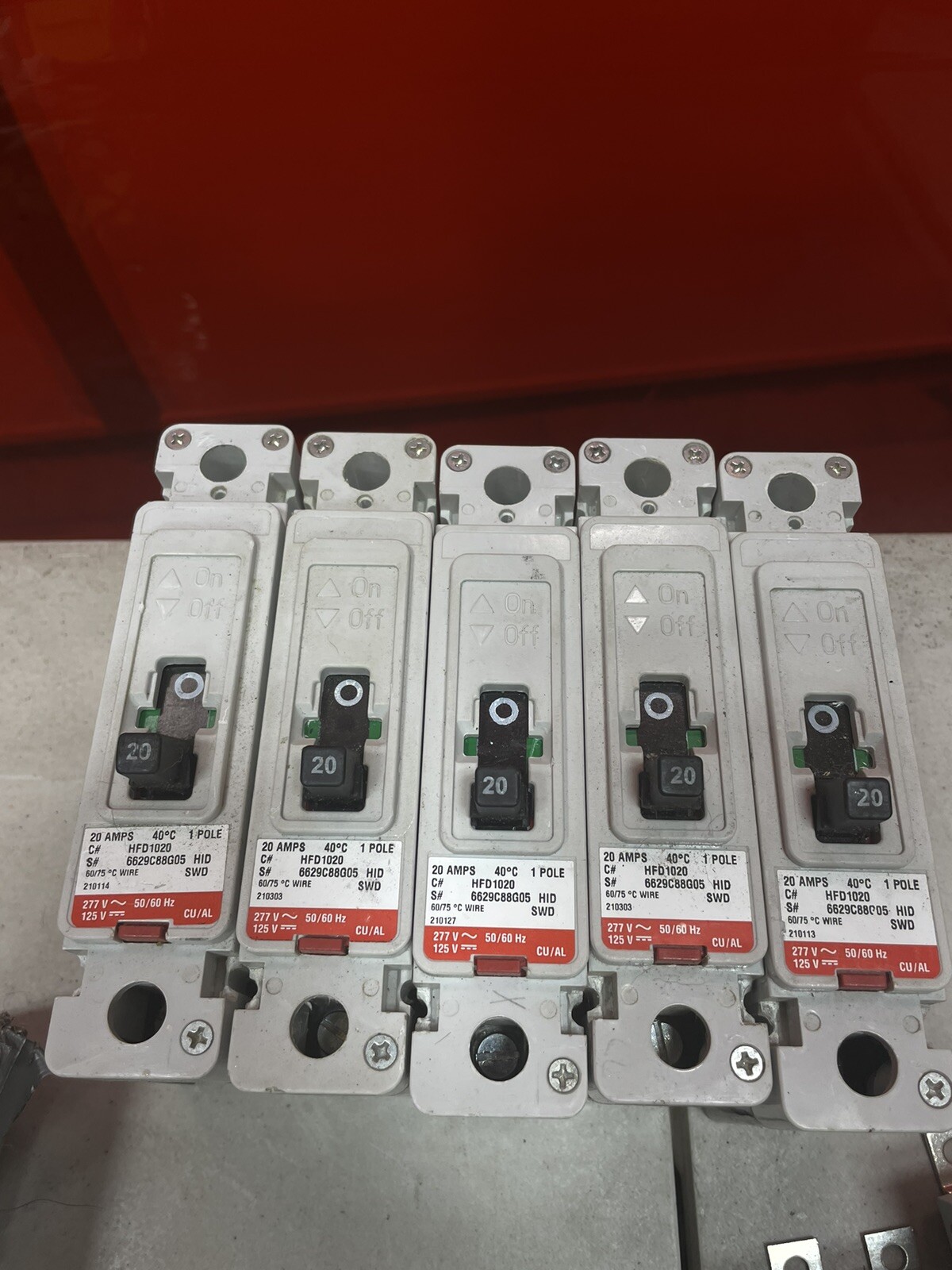Eaton HFD1020 20A 1P 600VAC Circuit Breaker New | eBay