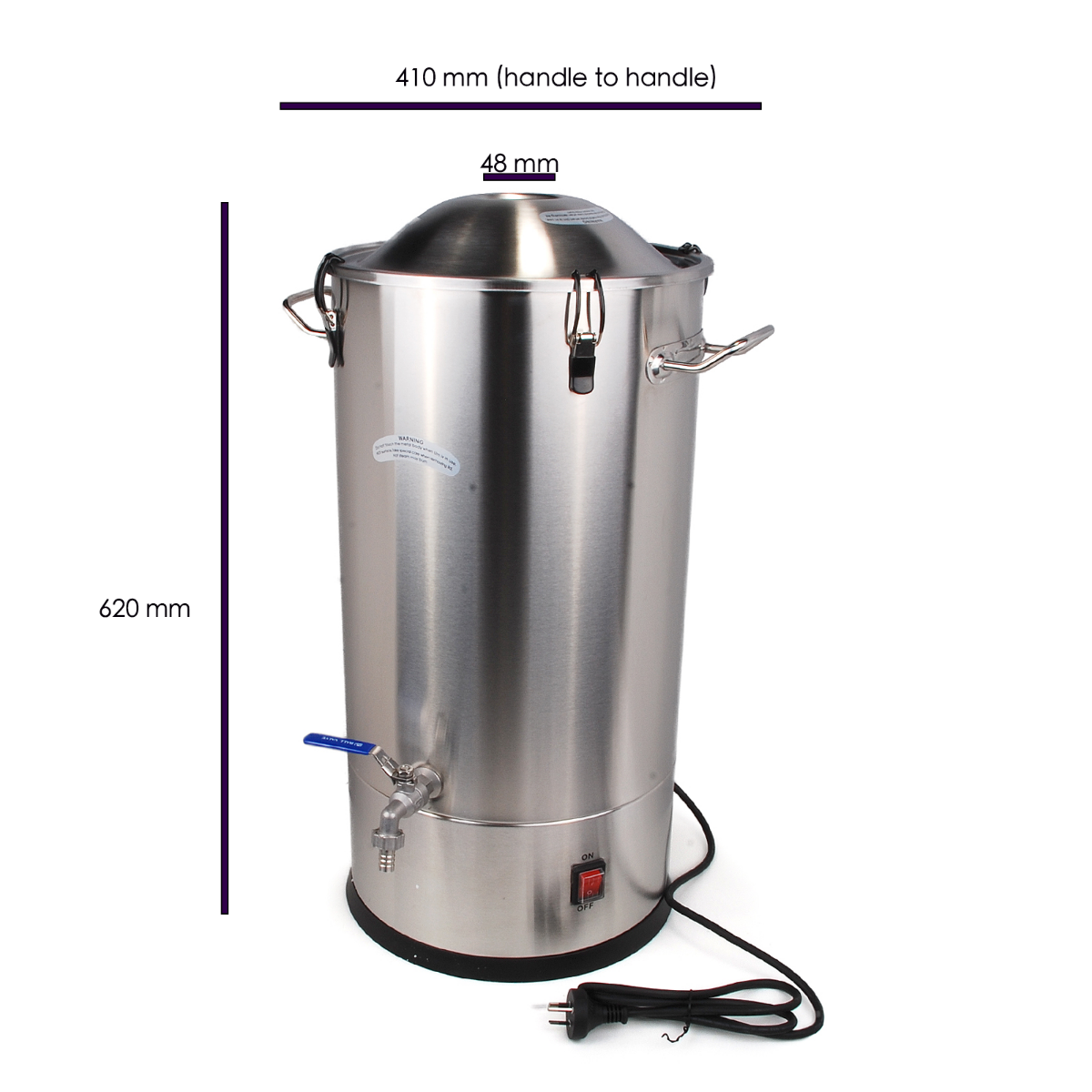 Still Spirits T500 Kit- 25 L Stainless Steel Boiler and Condenser ...