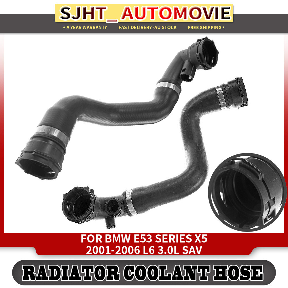 Upper + Lower Radiator Coolant Hose for BMW X5 E53 L6 3.0L 01-06 SAV ...