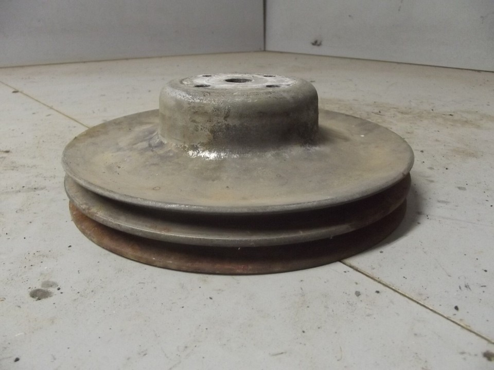 VINTAGE V BELT ENGINE PULLEY DUAL | eBay
