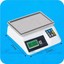 12TH SCALE DOLLSHOUSE ITEM - MODERN DIGITAL SCALES-METAL | eBay