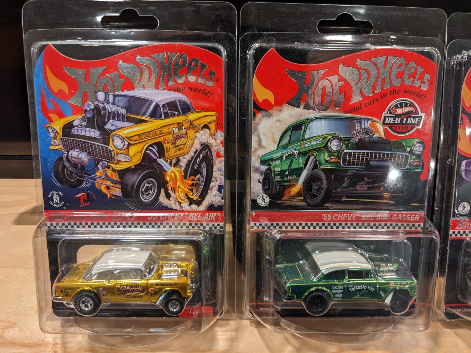 HOT WHEELS RLC 41 WILLY'S, BLONDE & JURASSIC FIVE GASSERS, 69 CHARGER ...
