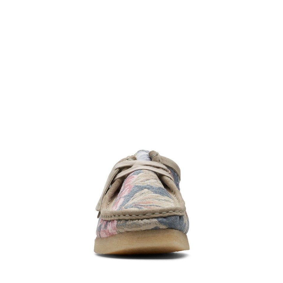 [26169734] Mens Clarks WALLABEE 'GREY FLORAL' | eBay
