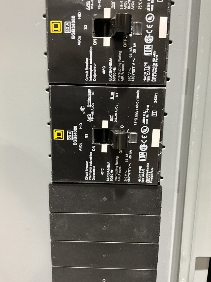 Square D 400 Amp 480V MLO Panelboard 290050892694000010 🟦 | eBay