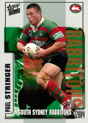 2004 SOUTH SYDNEY RABBITOHS NRL Card PAUL STRINGER | eBay Australia
