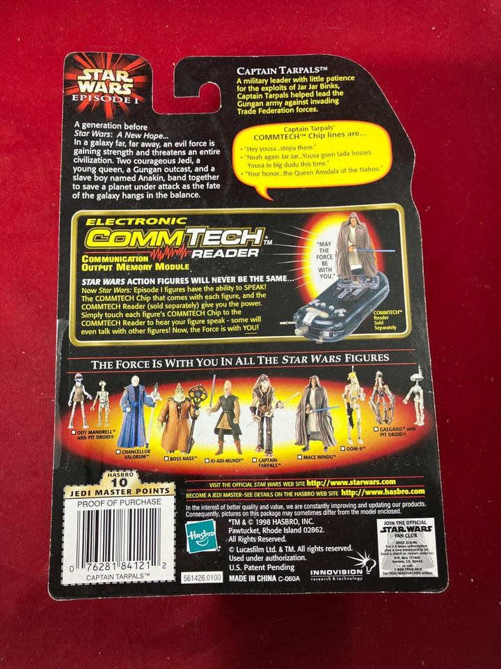 Star Wars Episode I The Phantom Menace Captain Tarpals CommTech Action ...