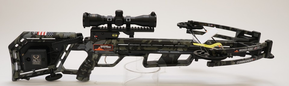 TenPoint Wicked Ridge Commander M1 Crossbow with ACUdraw and 4x Multi ...