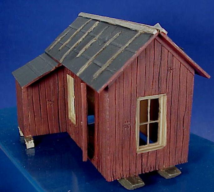 O/On3/On30 LOGGING OR MINING CAMP CABIN STYLE 1 WISEMAN MODEL SERVICES ...