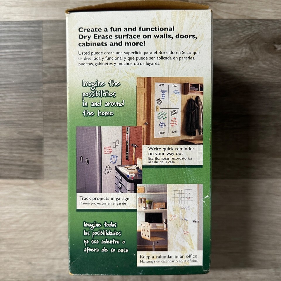 NEW! Rust-Oleum Dry Erase Paint Kit 27oz White Finish Kit | eBay