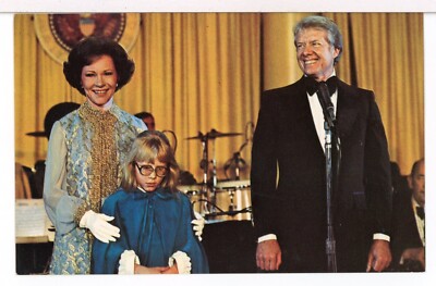 President Jimmy Carter and Family Dressed for Presidential Ball 1977 WA ...