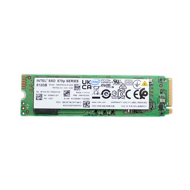 Intel SSD 670p Series M.2 2280 512GB PCIe NVMe 3.0 .0 SSDPEKNU512GZ ...