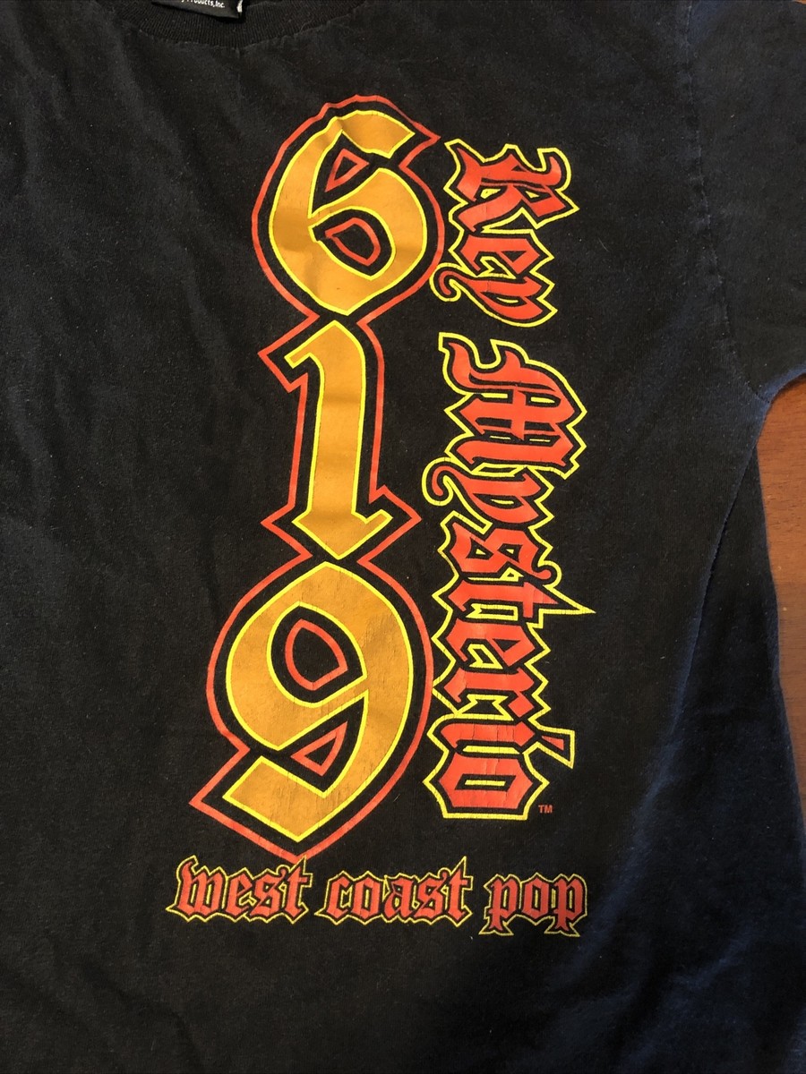 Rey Mysterio 619 Shirt Vintage 90's WWE Rey Mysterio Wrestling 619 Red