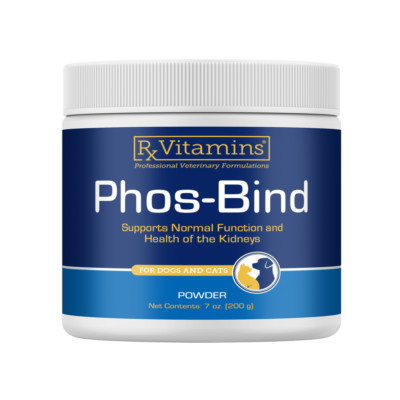 Rx Vitamins For Pets Phos Bind 200g Kidney Support Powder for Dogs and ...