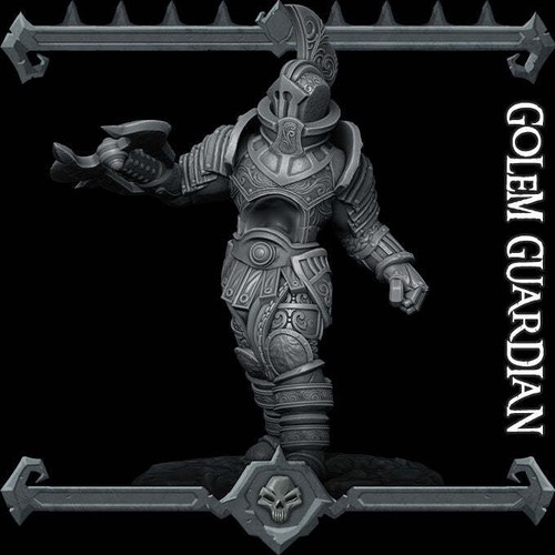 GOLEM GUARDIAN - Miniature | All Sizes | Dungeons and Dragons ...