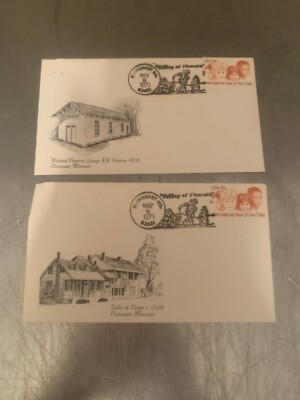Pair of Stamped Historic Envelopes form 5/6/1979 from Florissant, MO ...