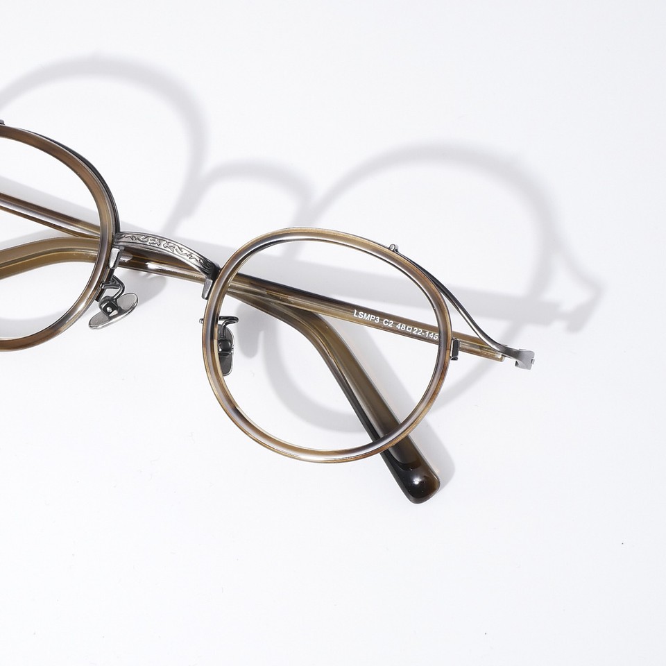 Japanese Round Eyeglass Frames Retro Hand Made Glasses Acetate+titanium ...