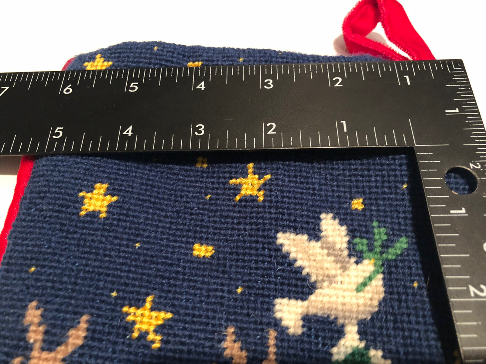 Sunset Forest Friends Wildlife Needlepoint Christmas Stocking St ...