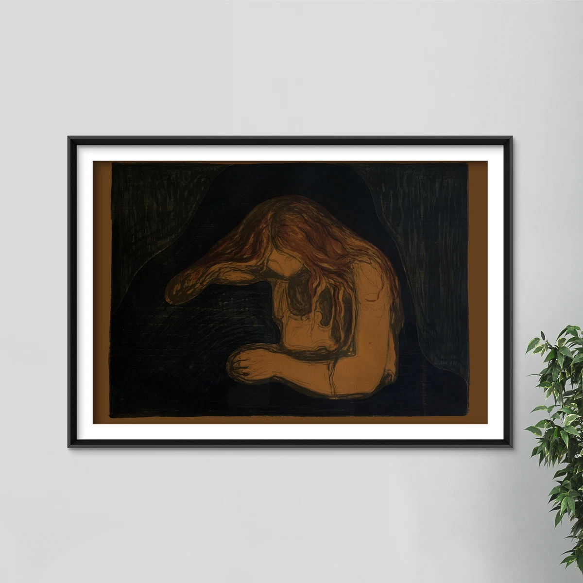 Edvard Munch Vampire Ii