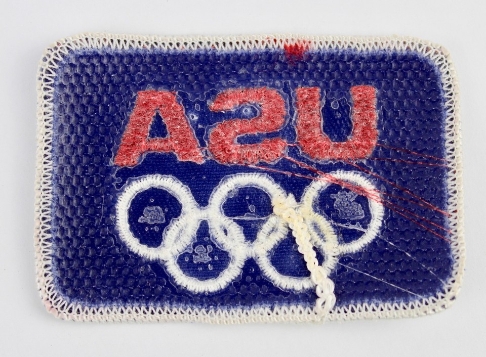 Patriotic USA Olympic Rings Olympics P&G Promotional Patch Badge Sew-On ...