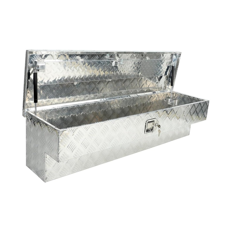 Aluminum 60 Inch Side Mount Tool Box Side Truck Box with Paddle Latch ...