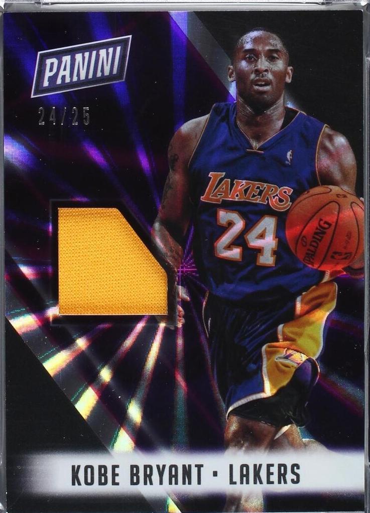 2018 Panini National Convention - Relics Kobe Bryant #KB Rainbow Spokes ...