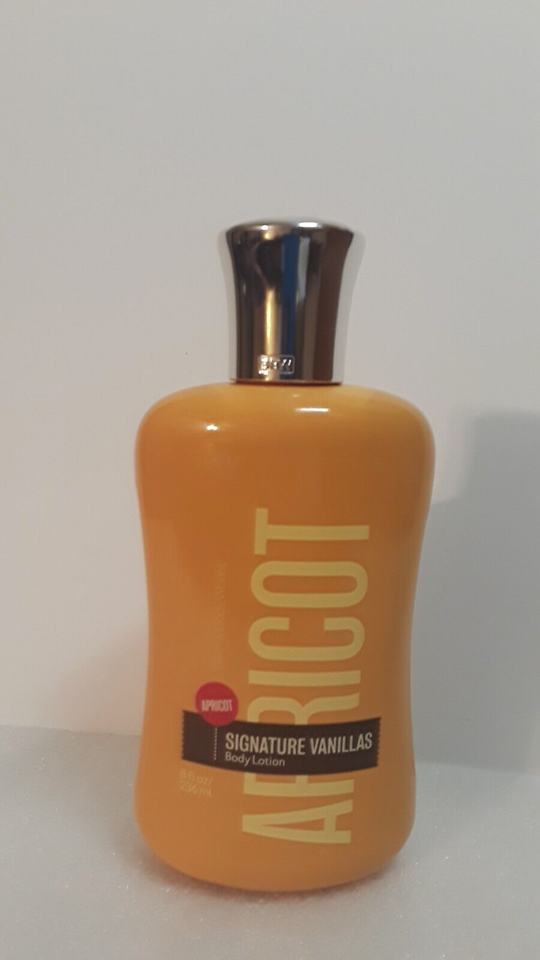 Bath & Body Works Signature Vanillas Apricot Lotion 8oz Rare | eBay
