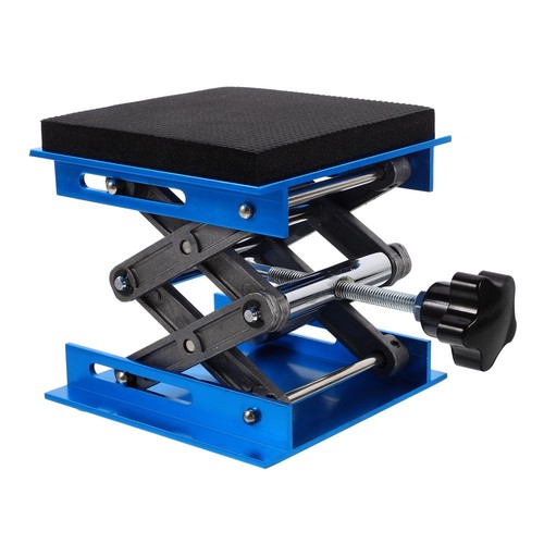 Lifting Table Aluminum Bracket Lab Jack Hand Held Height Adjustable | eBay